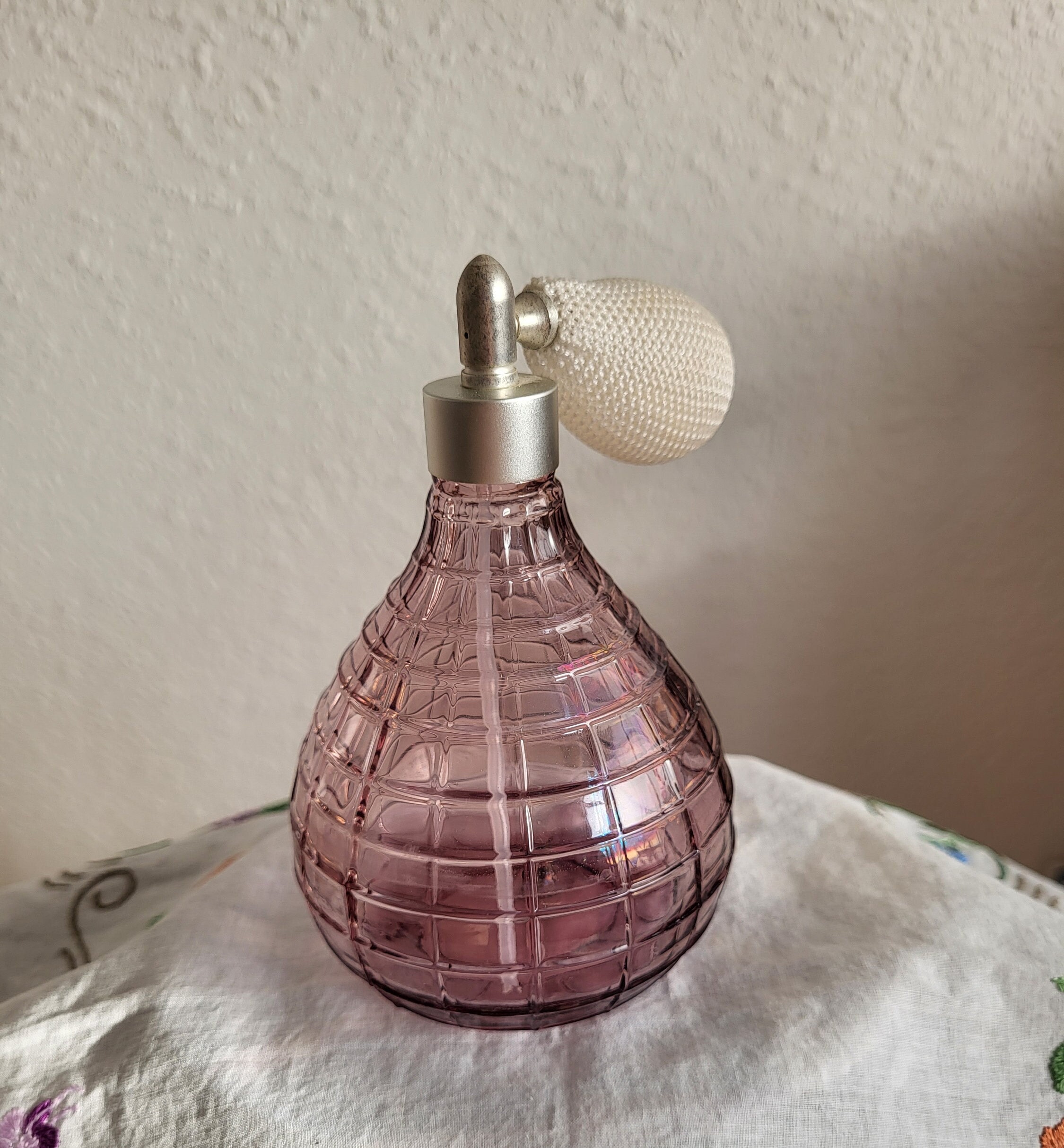 Vintage Perfume Vessel ART Glass Beautiful Caramel Color Hand Made ...