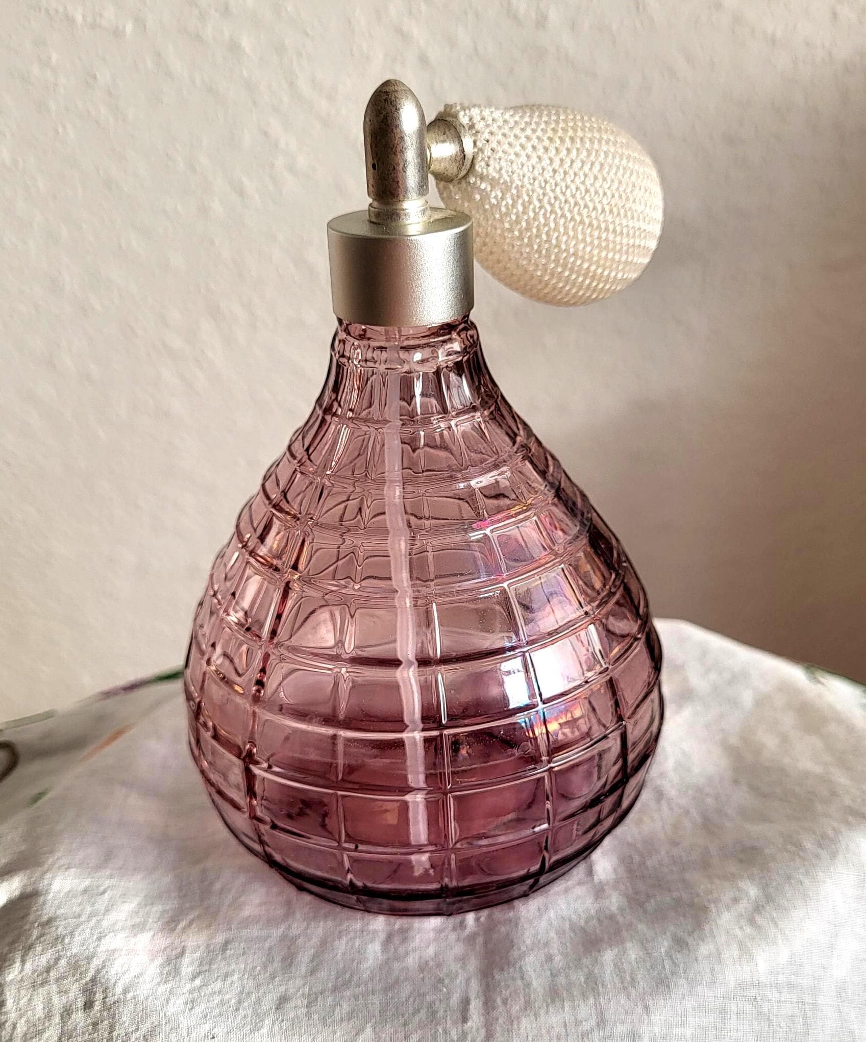 Vintage Perfume Vessel ART Glass Beautiful Caramel Color Hand Made ...