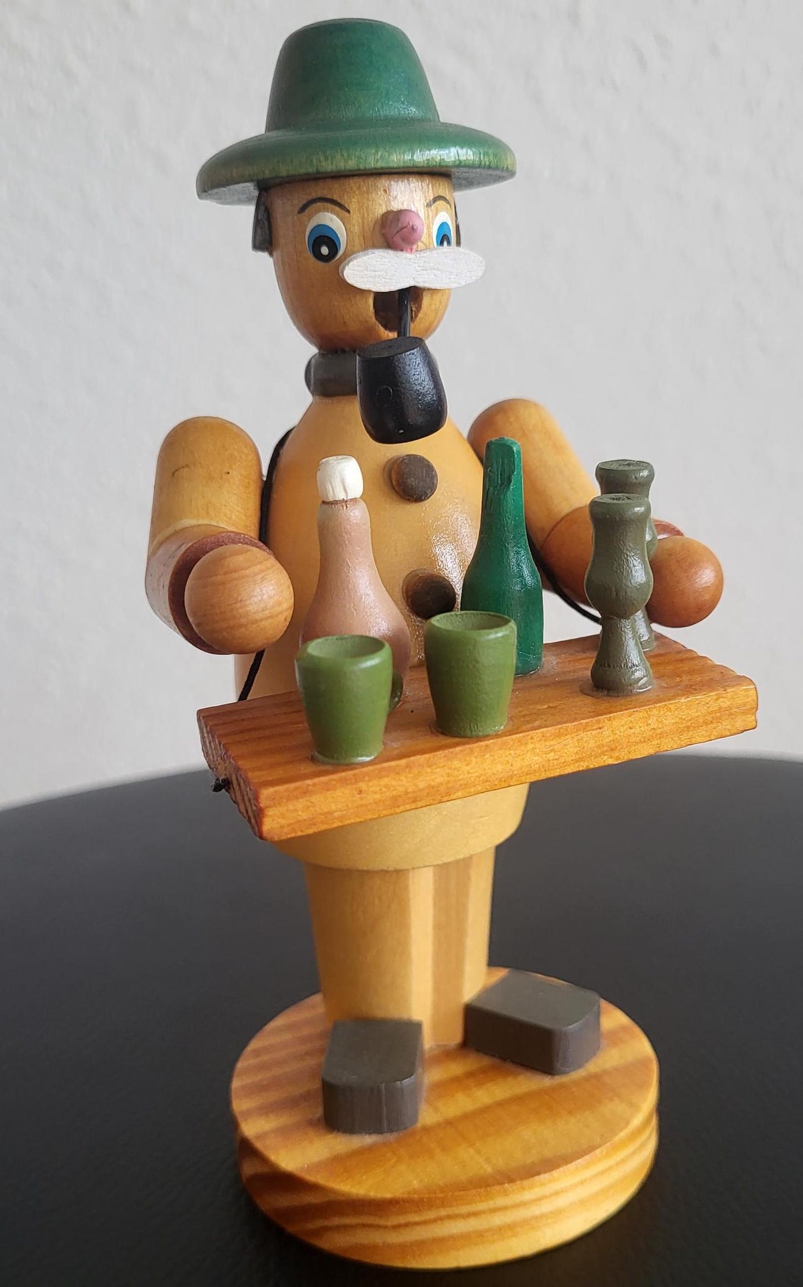 Vintage Traditional Wooden Smoker German Incence Cone Smoker or ...