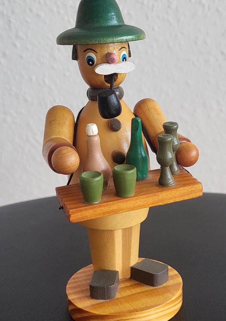 Vintage Traditional Wooden Smoker German Incence Cone Smoker or ...