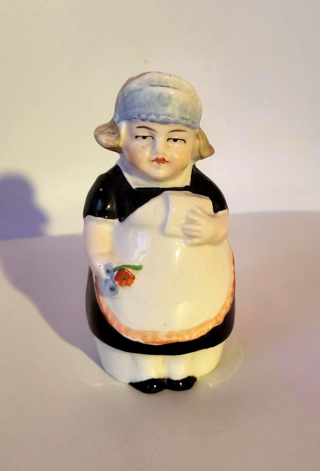 Vintage Maid Salt Shaker: "laura" Letter, Matador Germany Ceramic ...