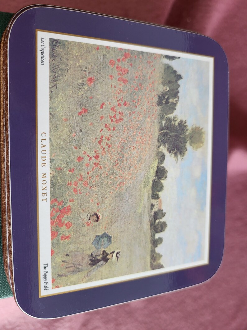 Vintage JASON claude Monet Set 6 Placemats Hot Coaster 1963 - Etsy