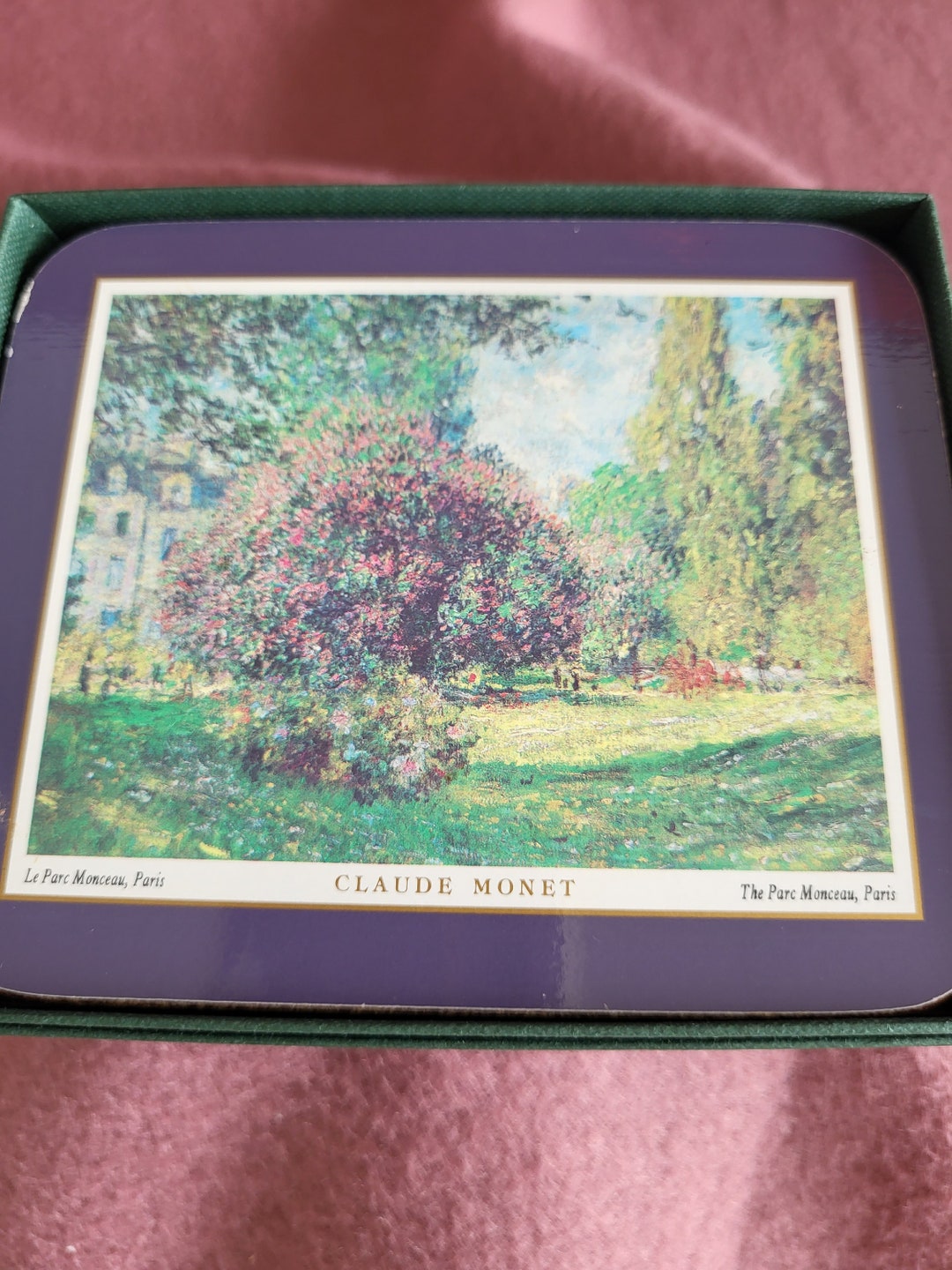 Vintage JASON claude Monet Set 6 Placemats Hot Coaster 1963 - Etsy