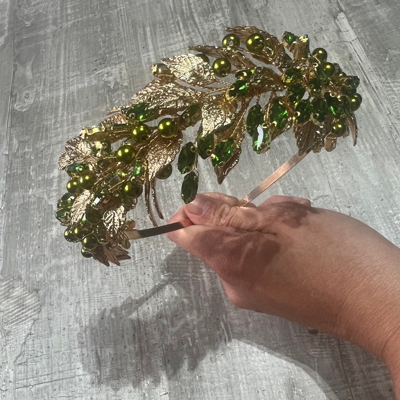 Gold Leaf Headband - Etsy
