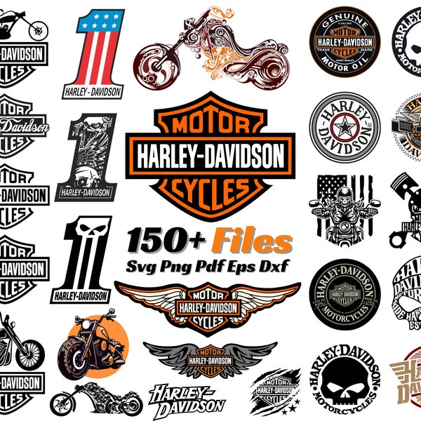 Harley Davidson Stickers - Etsy