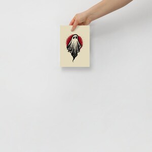 Old School Ghost Poster. Traditional American Tattoo Art. Paranormal ...