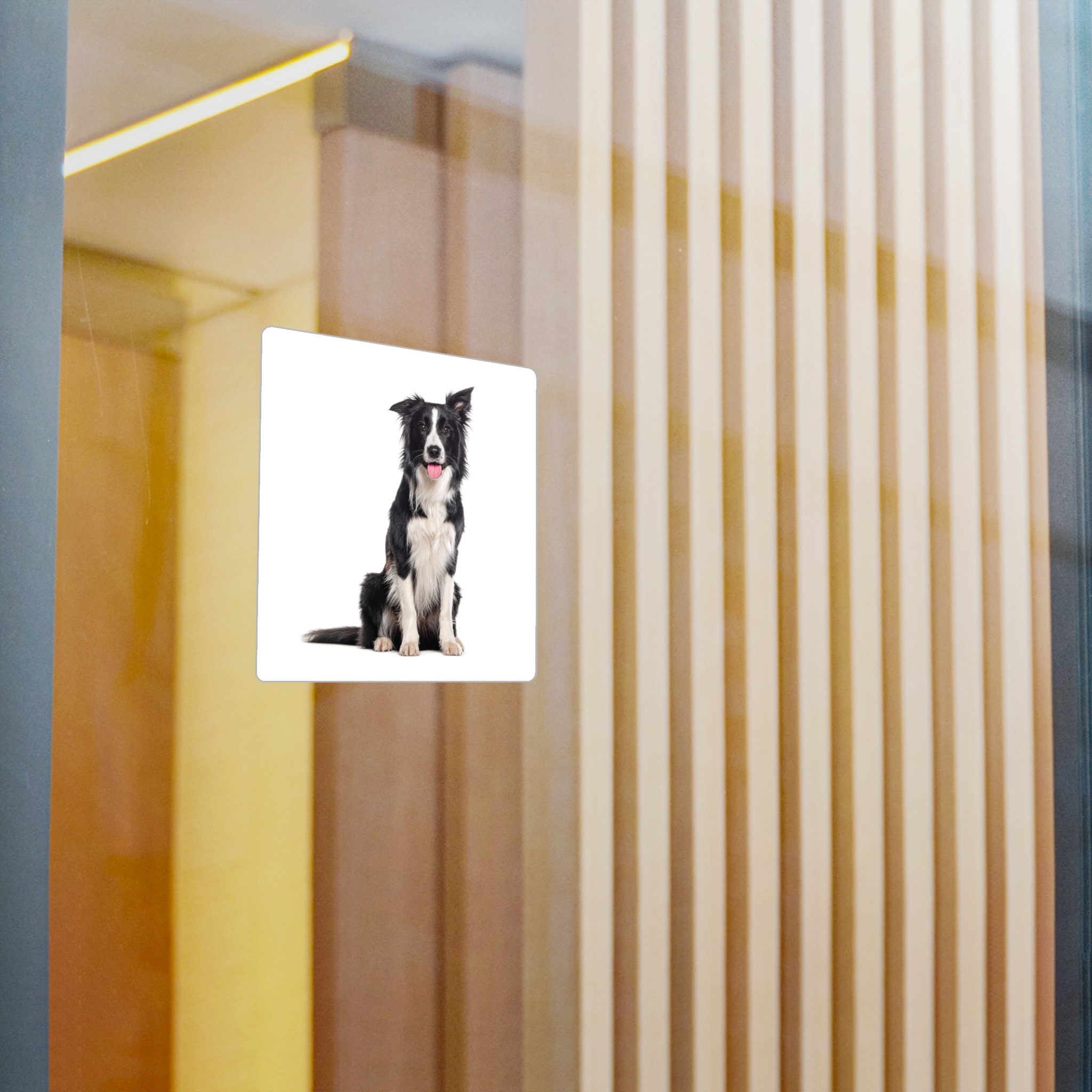 Border Collie Kiss-cut Vinyl Decal - Etsy