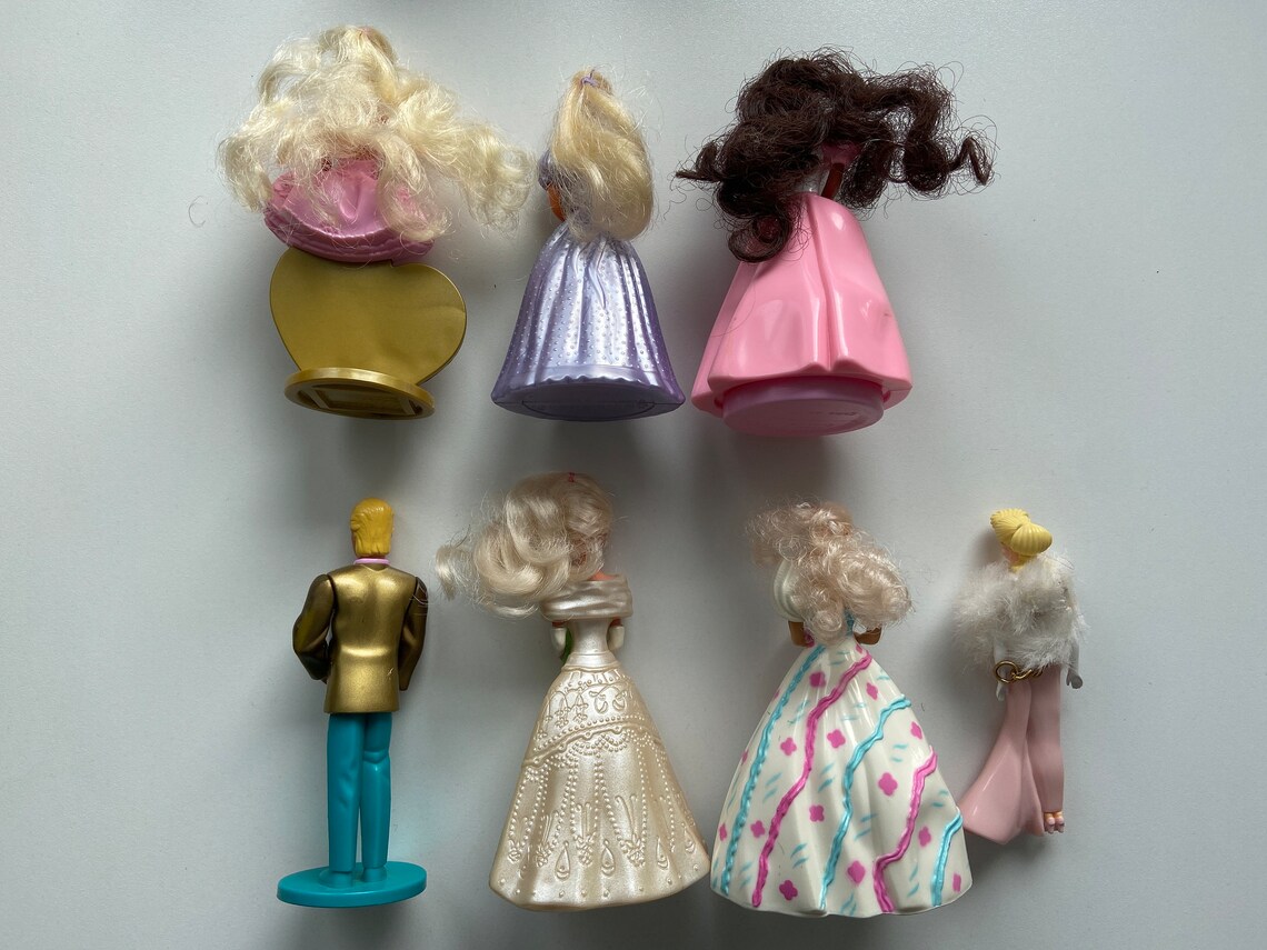 Barbie Vintage Figurines, Mcdonald's Happy Meal, 1990s - Etsy
