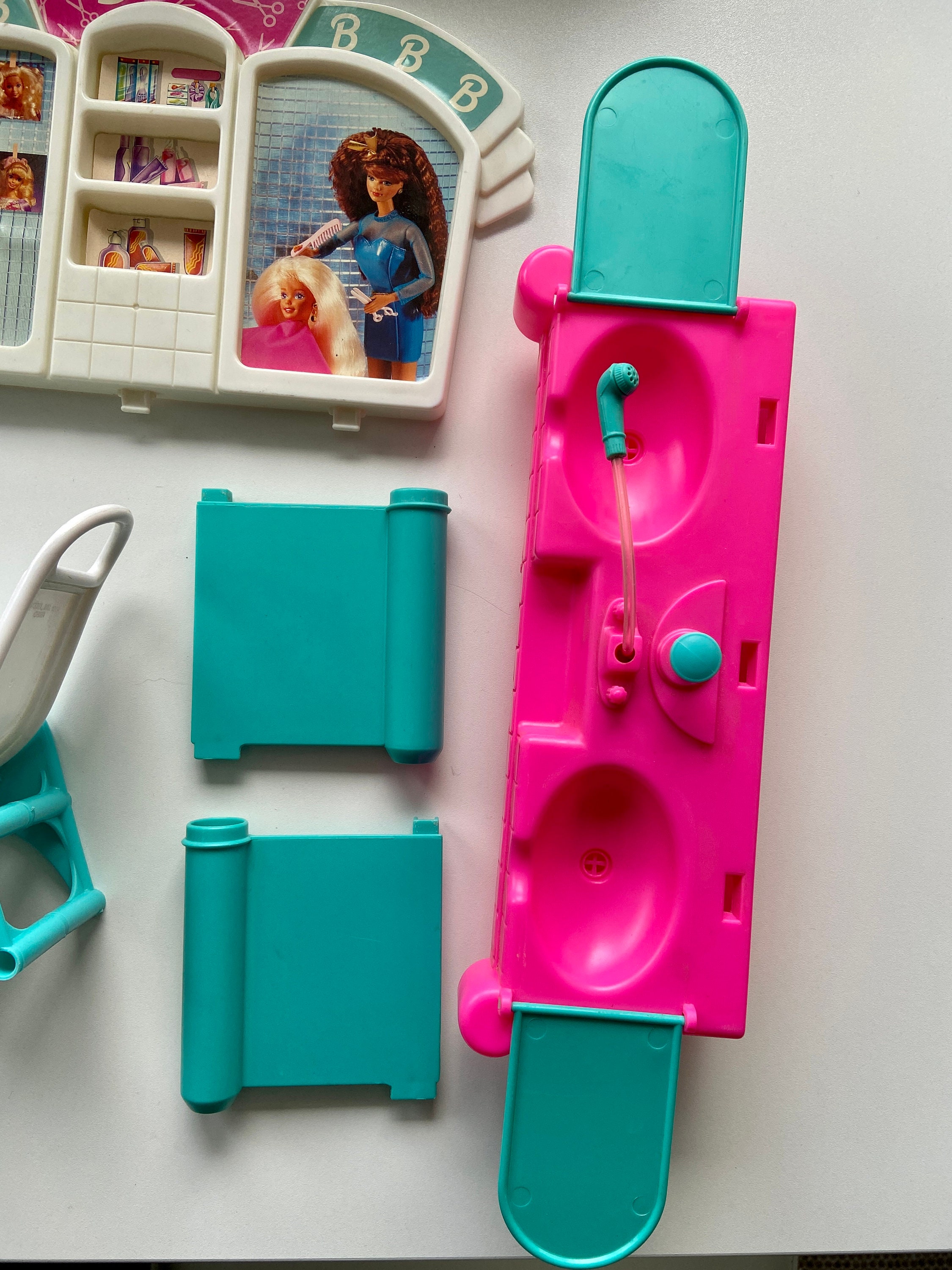 1990s Barbie Hair Salon - Vintage Mattel - Hairdresser, Beauty Salon ...