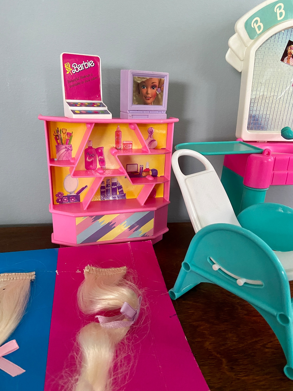 1990s Barbie Hair Salon - Vintage Mattel - Hairdresser, Beauty Salon ...