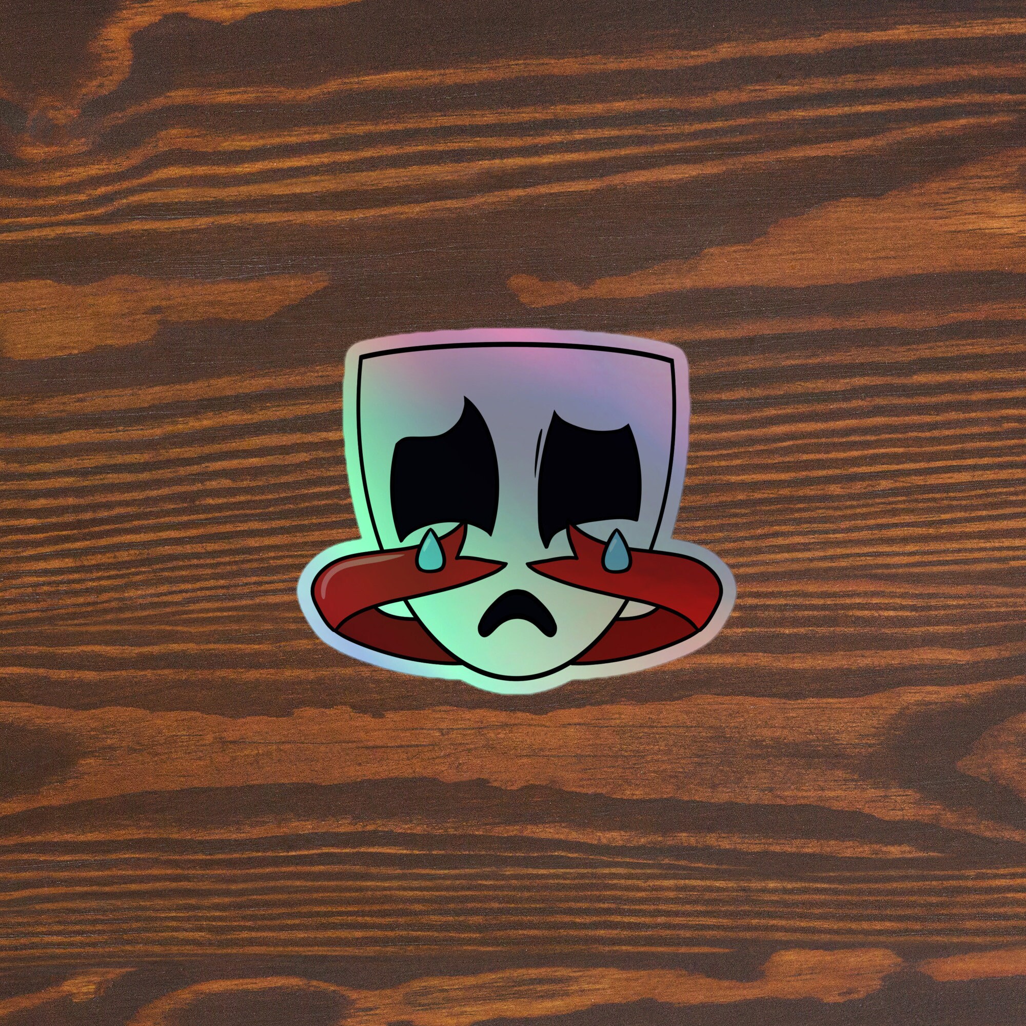 The Amazing Digital Circus Gangle Holographic Sticker - Etsy