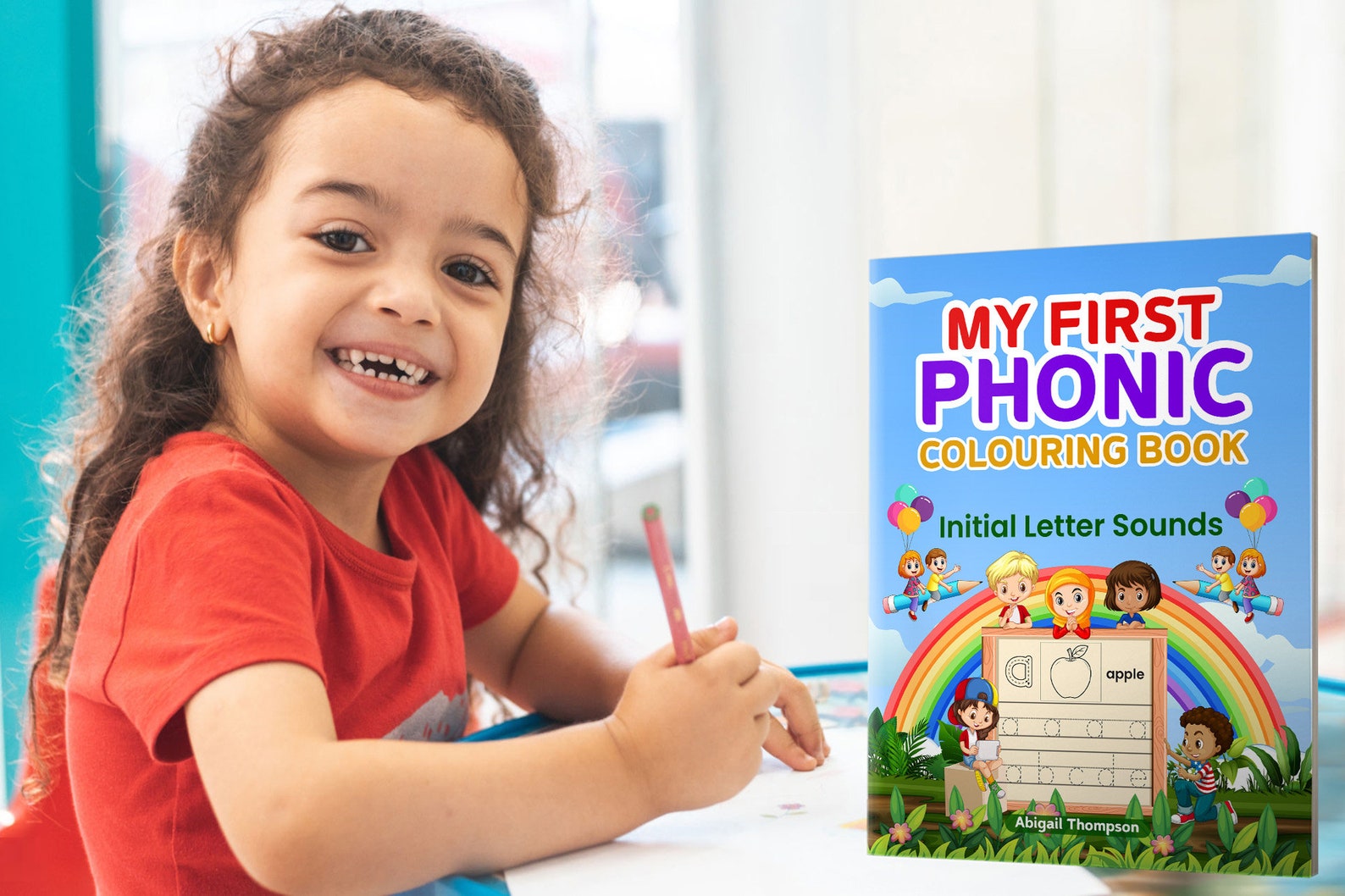 My First Phonic Colouring Book Initial Letter Sounds - Etsy