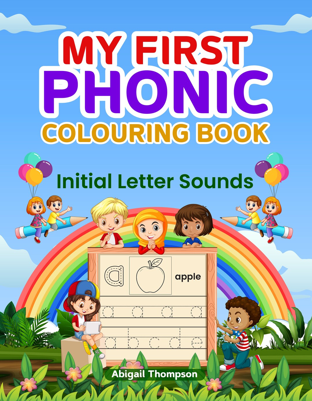 My First Phonic Colouring Book Initial Letter Sounds - Etsy