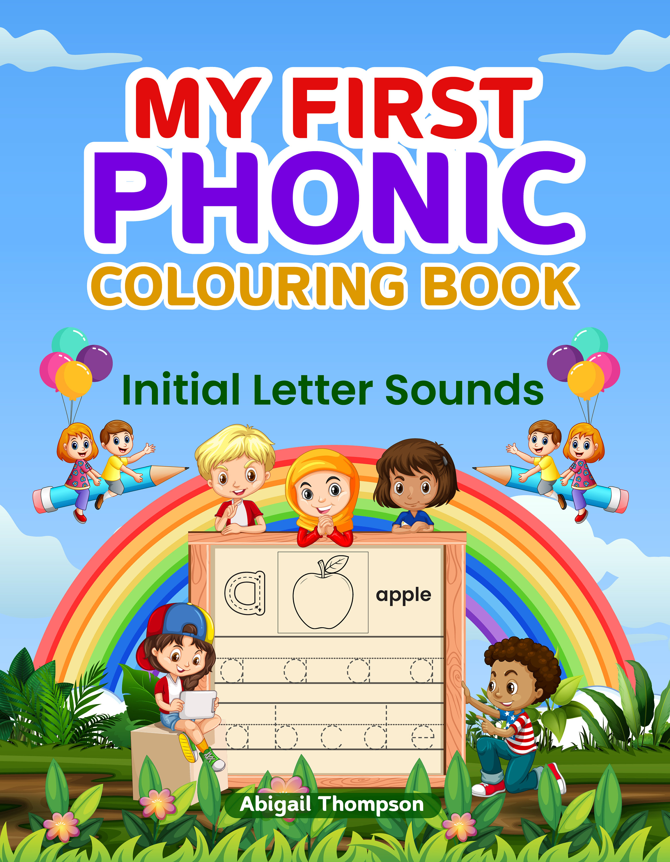 My First Phonic Colouring Book Initial Letter Sounds - Etsy