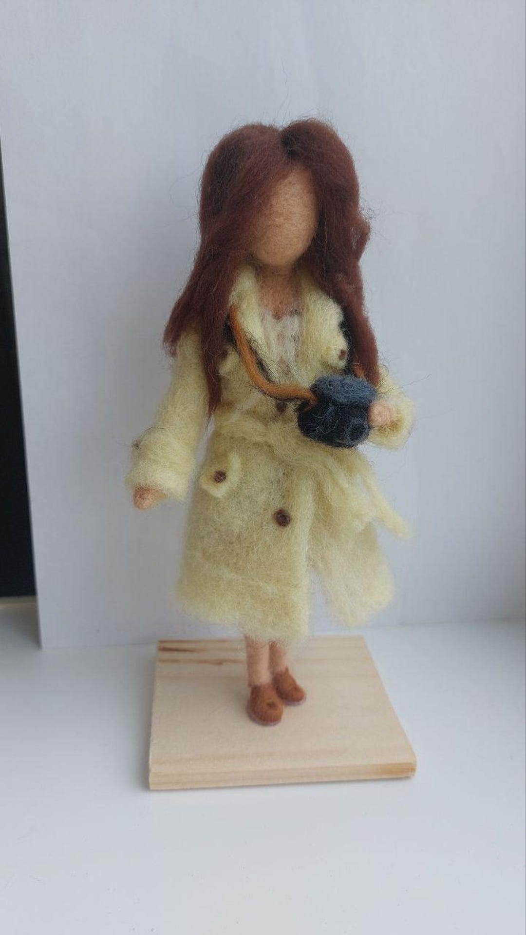Custom Wool Figure Portrait Statue - Personalized Gift for Photographer ...
