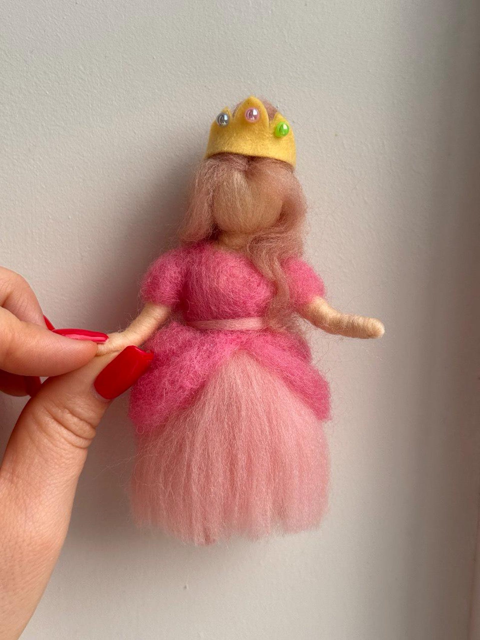 Needle Felted Prince and Princess Toys - Quirky Kids Room Decor ...