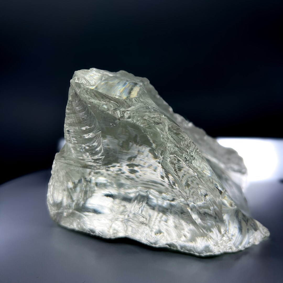 Rare Andara Crystal in Clear White Color With Bubbles - 1176 Grams. - Etsy