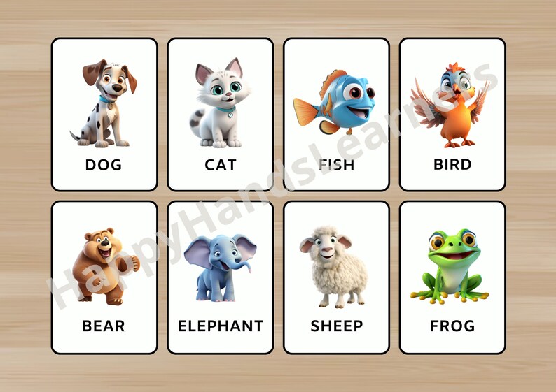 Enchanting Animal Flashcards - Explore the Wonders of the Animal ...