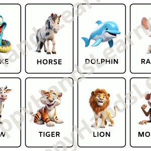 Enchanting Animal Flashcards - Explore the Wonders of the Animal ...