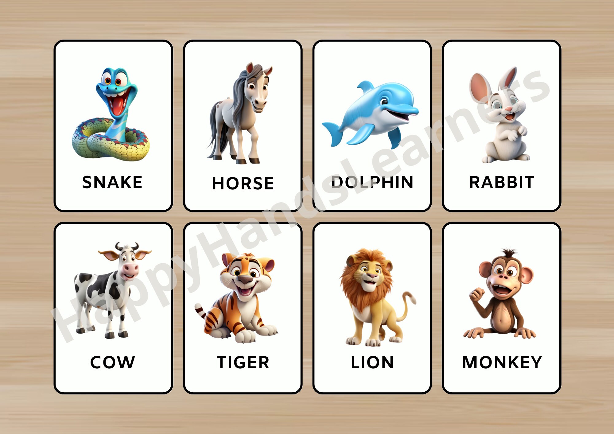 Enchanting Animal Flashcards - Explore the Wonders of the Animal ...