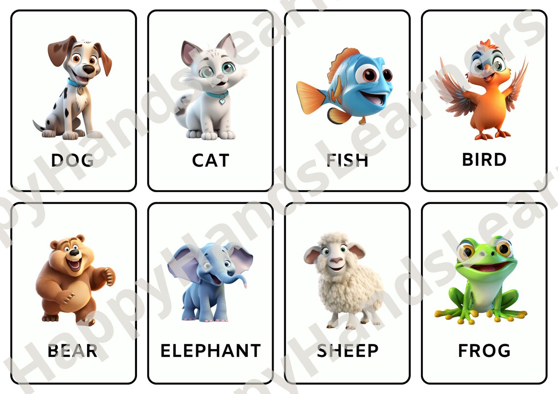 Enchanting Animal Flashcards - Explore the Wonders of the Animal ...
