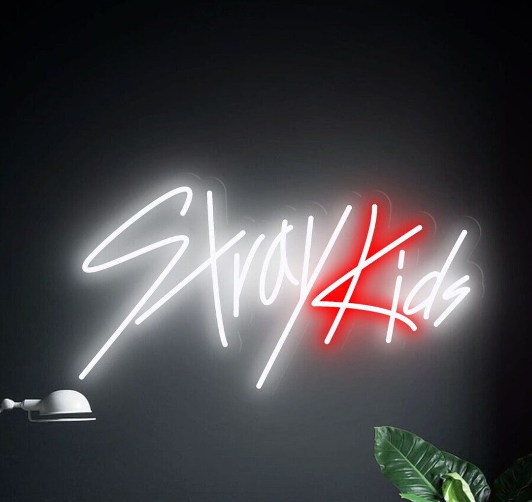 Stray Kids Neon Sign K-POP Neon Sign Room Decor Game - Etsy