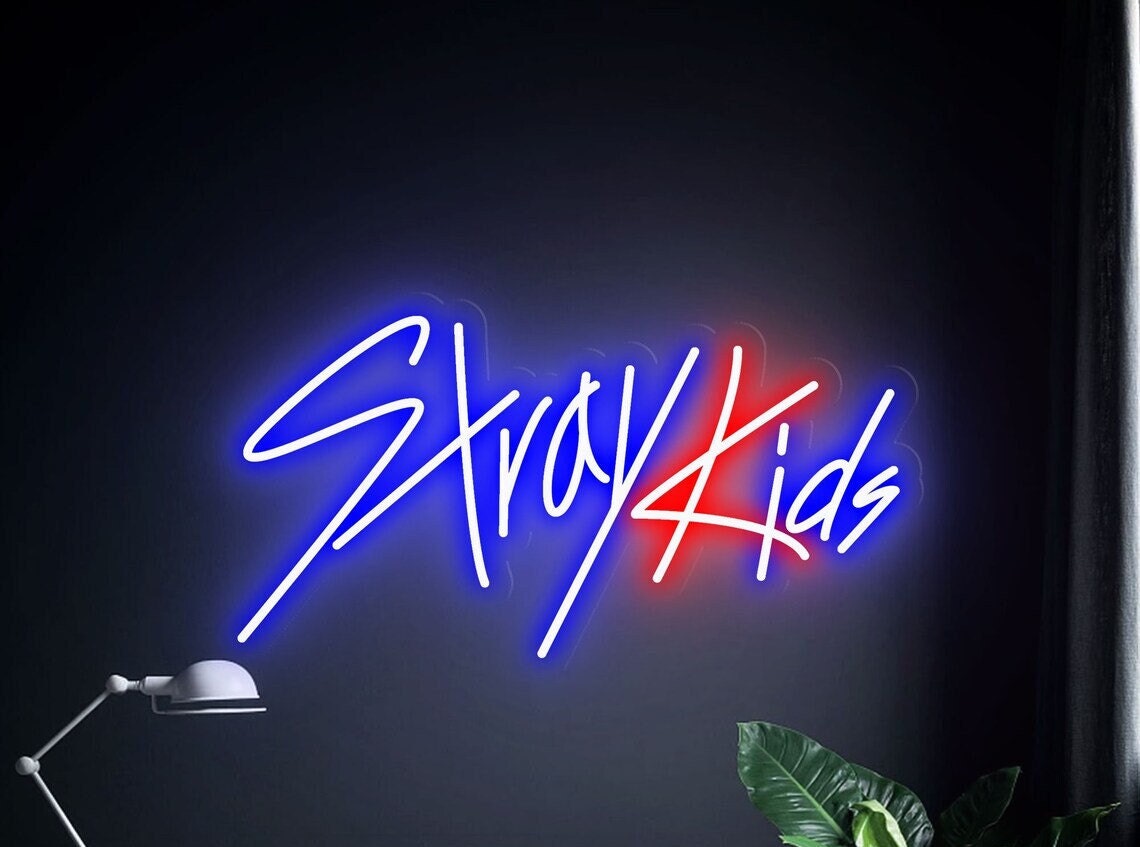 Stray Kids Neon Sign K-POP Neon Sign Room Decor Game - Etsy