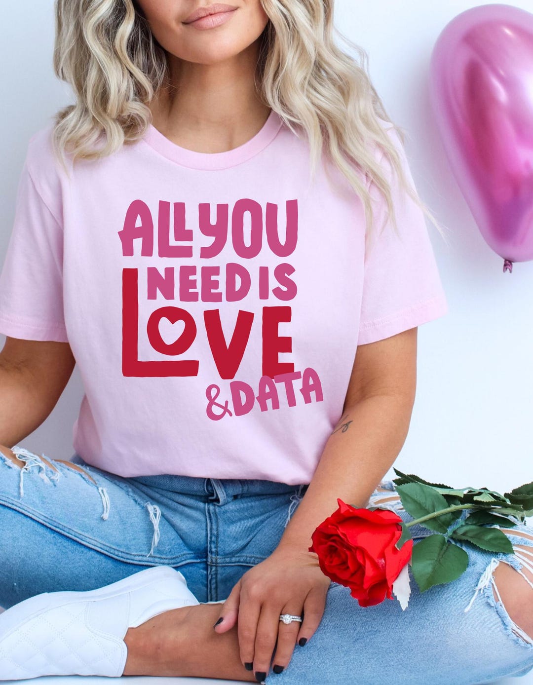 ABA Shirt All You Need is Love and Data, Bcba Shirt, RBT, Valentines ...