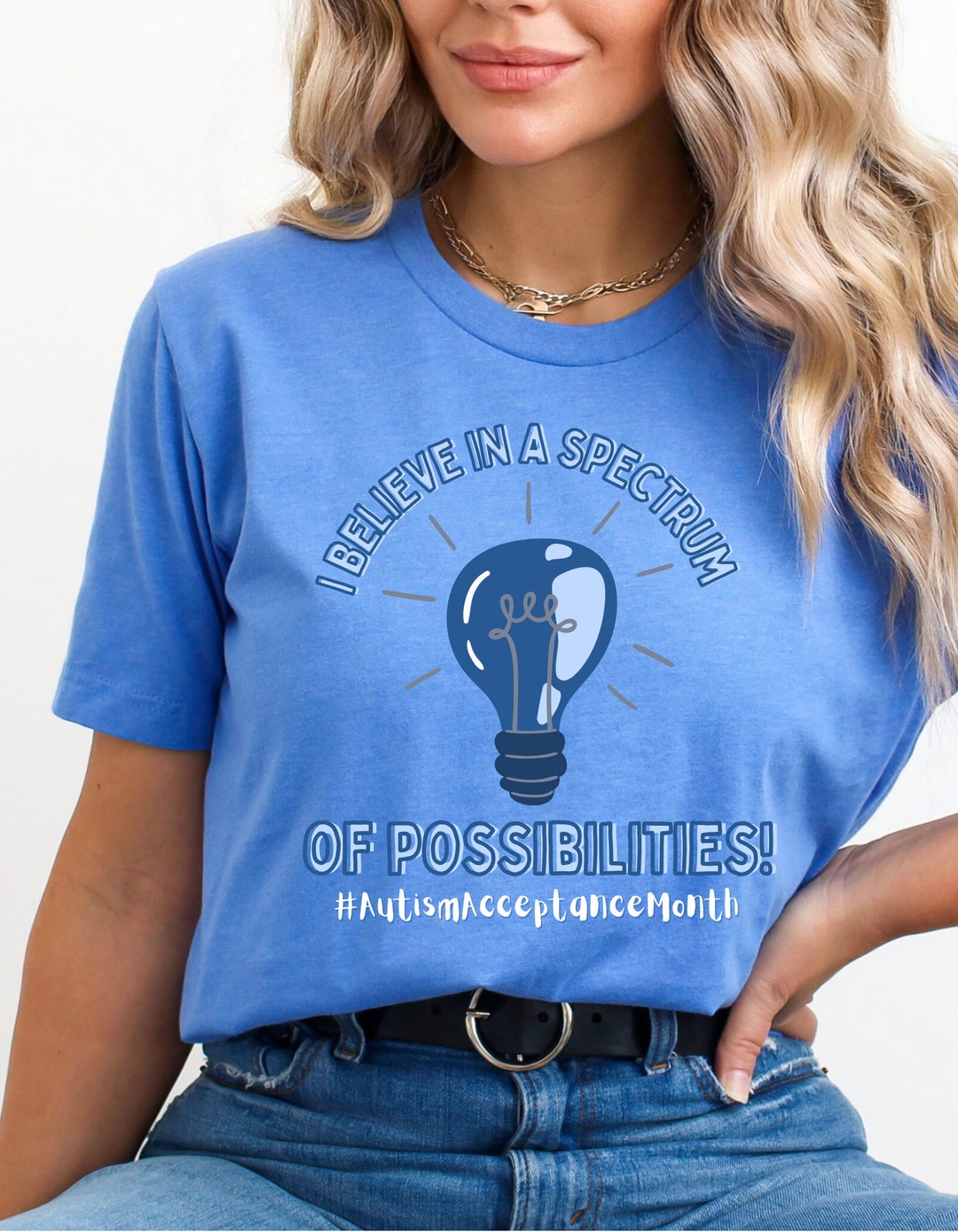 Autism Awareness Shirt, Spectrum Possibilities, Autism Acceptance Shirt ...