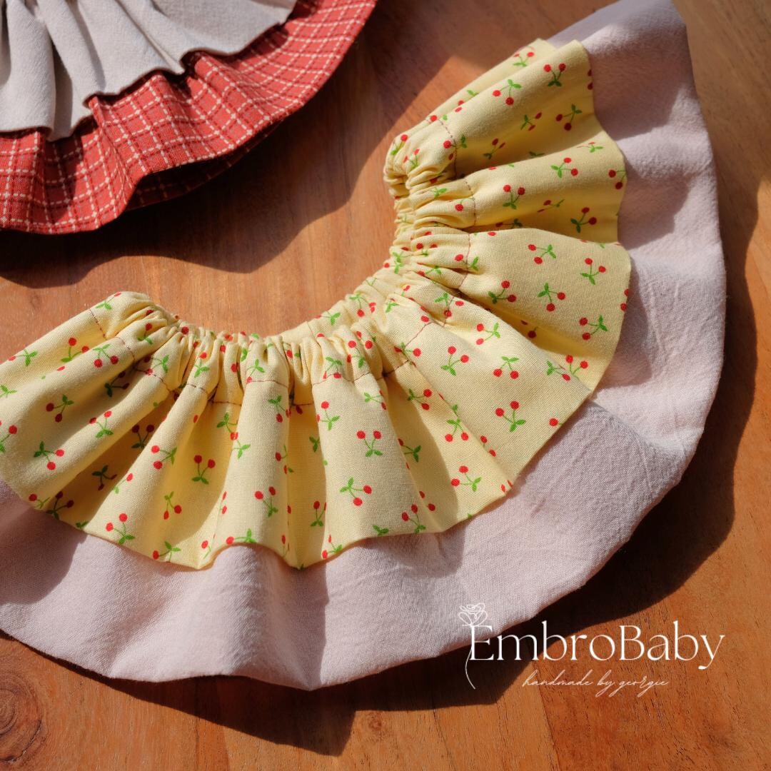 Handmade French-style Frill Layered Baby Bib Toddler Bib Collar - Etsy