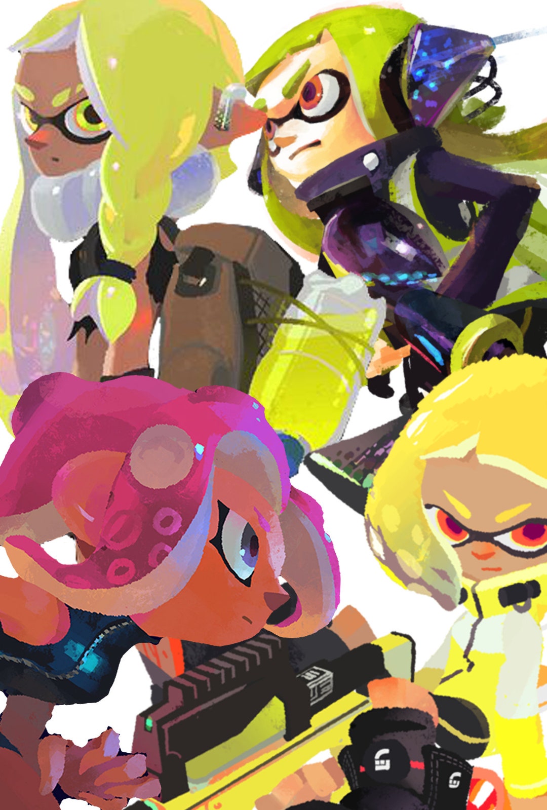 Splatoon Agent Letters - Etsy