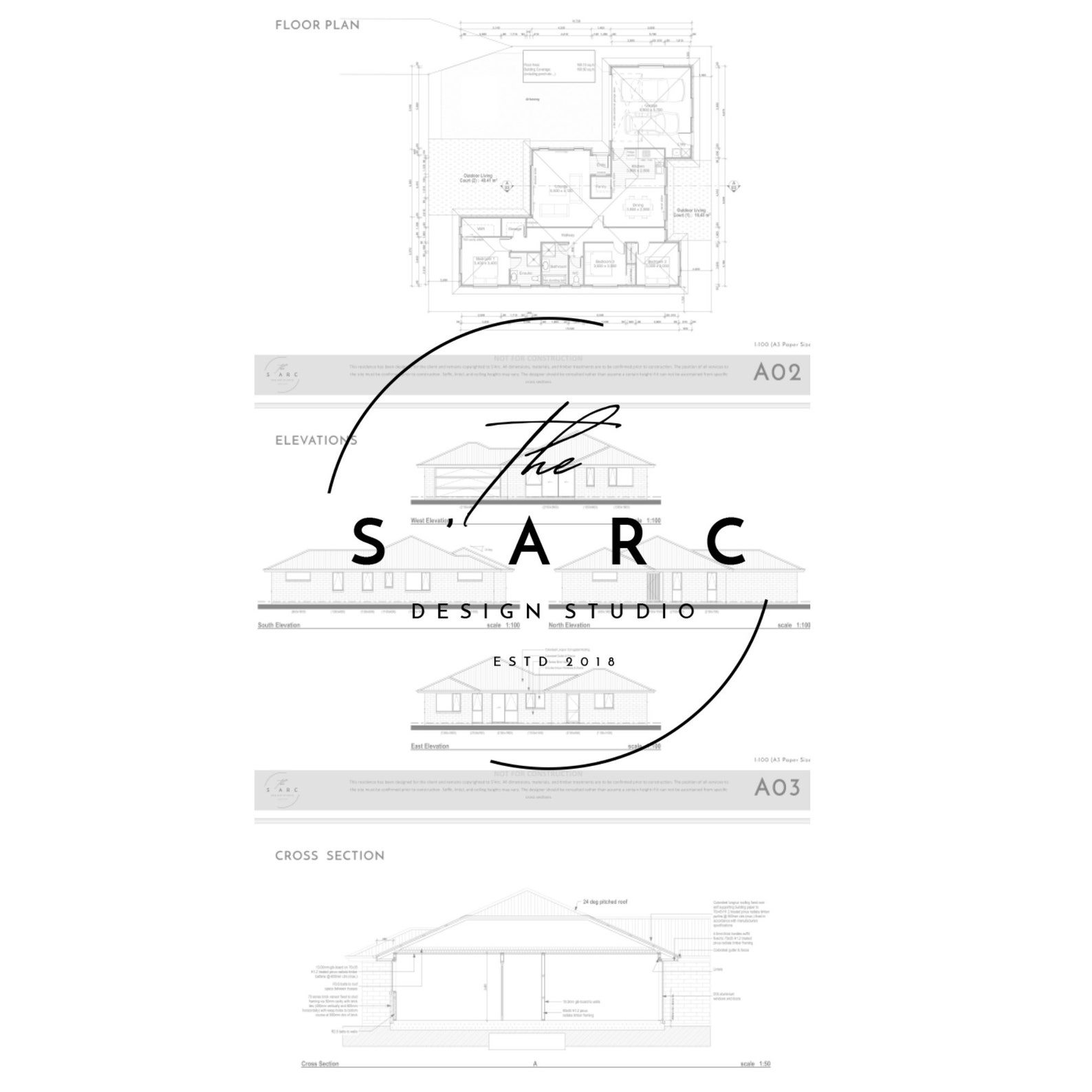 Modern Family House Plan, 168 Sqm, One Story, Open Concept House Plan ...