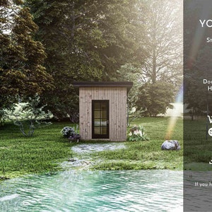 Modern 8x8 Cabin House Plans: DIY Building Guide (PDF) - Etsy