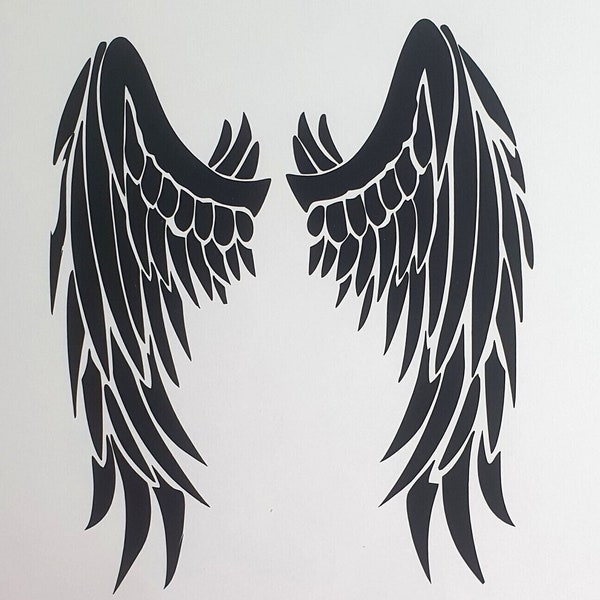 Angel Wings Wall Decal - Etsy