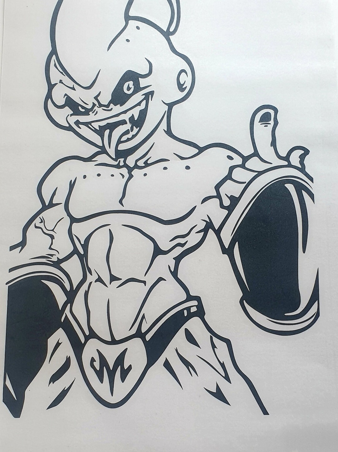 DBZ Evil Boo Character Sticker - Etsy