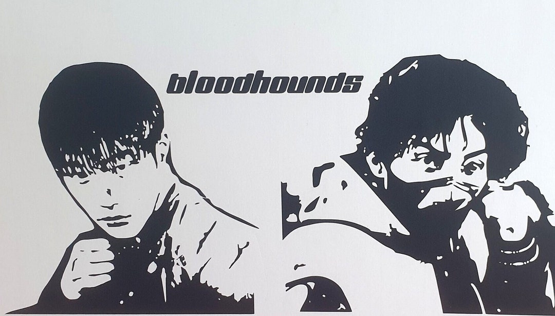 Wall Sticker Boxer Portrait Bloodhounds A4 - Etsy