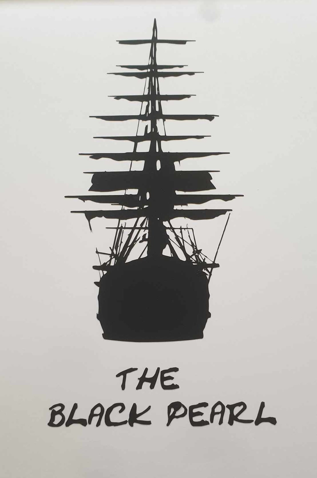 Black Pearl Pirates of the Caribbean Sticker in Very Good - Etsy