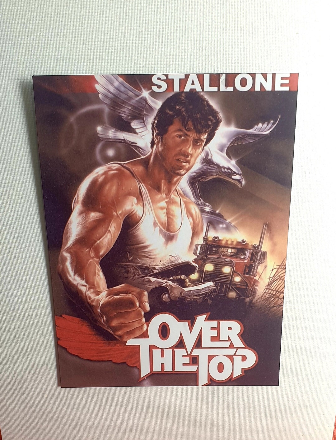 Over the Top Poster on Aluminum Plate - Etsy