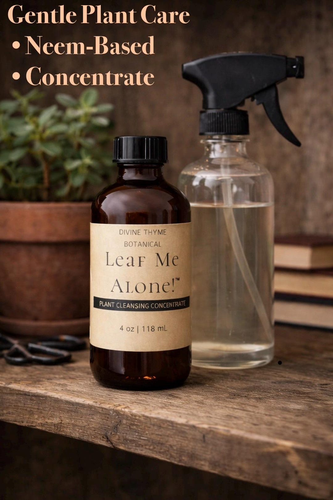 Plant Leaf Cleaner Concentrate | Neem-based Plant Cleaning Spray for ...