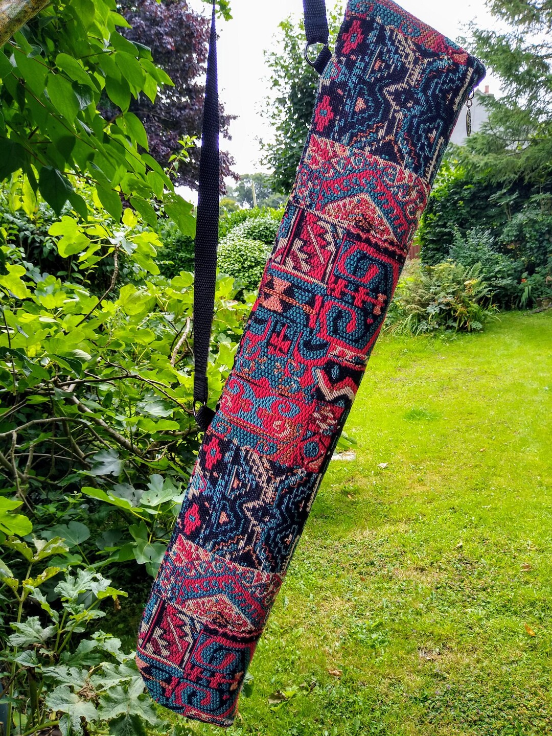 Padded Native American Flute Bag for Flutes up to 24" Long. Shoulder ...