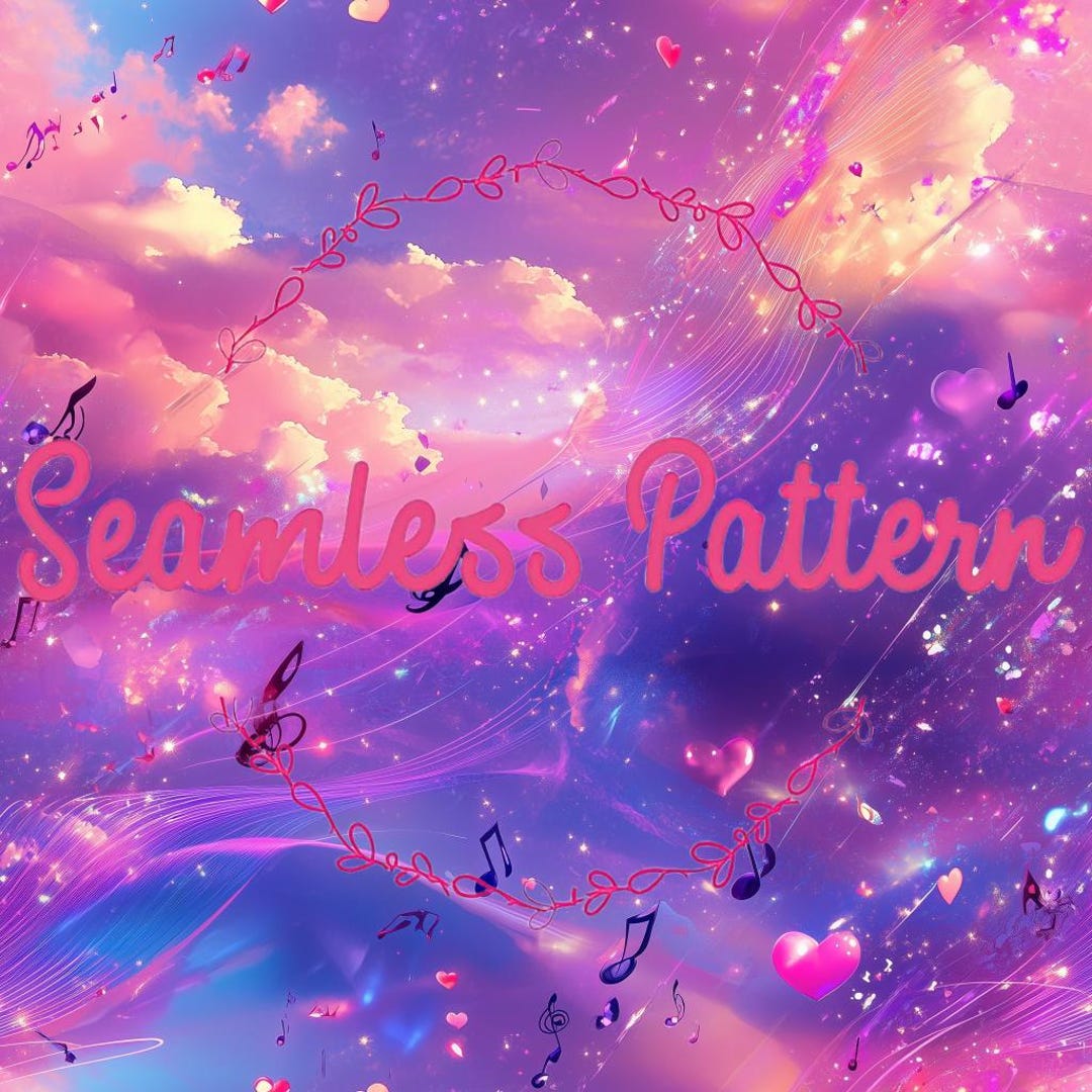 Taylor Swift Inspired Digital Pattern Dreamy Abstract Design With ...