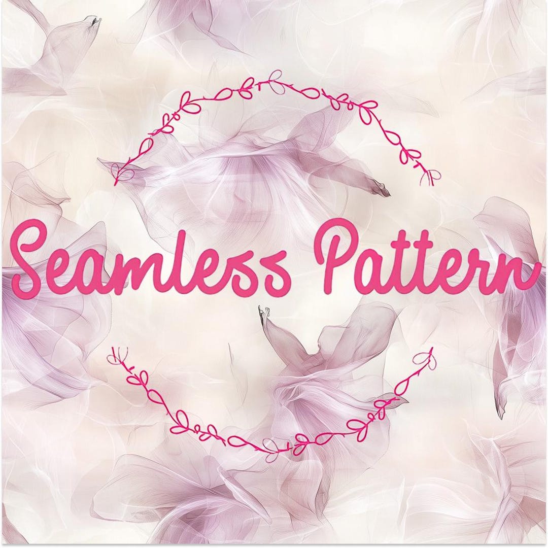 Balletcore-inspired Pattern, Soft Pastel Gradient With Ballet Slippers ...