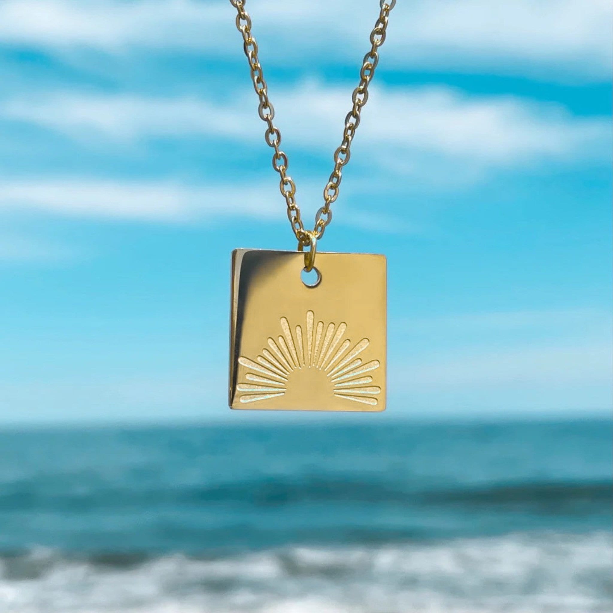 Sunset Necklace Handmade Beach Inspired Jewelry, Summer Accessory, Gift ...