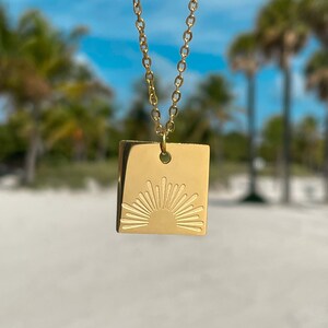 Sunset Necklace - Handmade Beach Inspired Jewelry, Summer Accessory ...