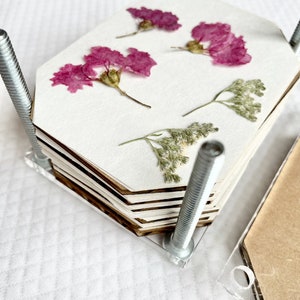 Mini Flower Press With 8 Layers, Portable Flower Press With Wing Nuts ...