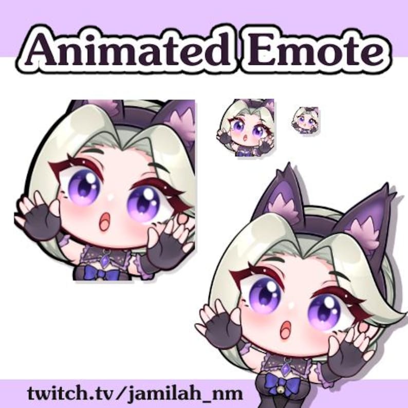 Overwatch2 Blackcat Mercy Needhug Animated Emote for Twitch / Cute ...