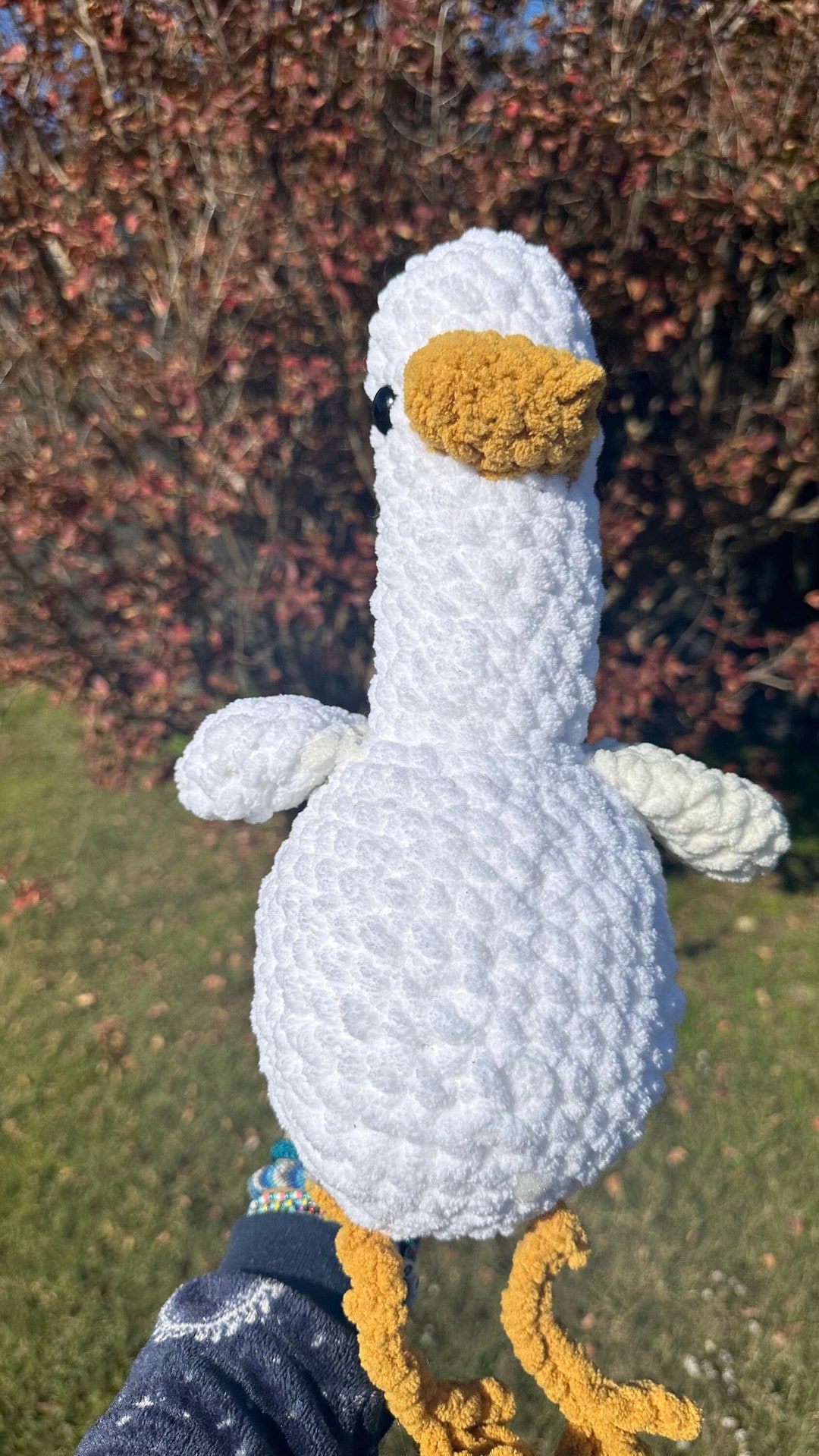 Alfred the Handmade Crochet Goose - Etsy