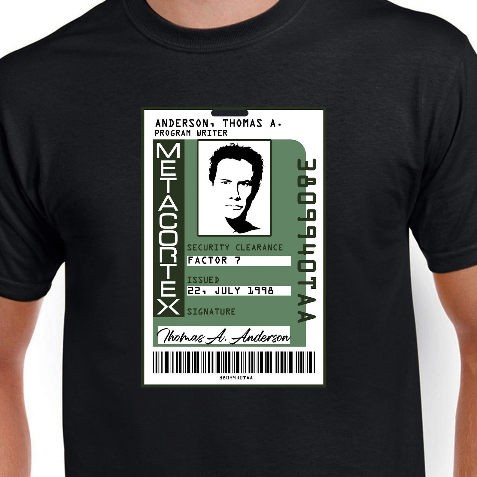 Matrix I.D. Card Digital Cut Files Cricut Silhouette Cameo - Etsy