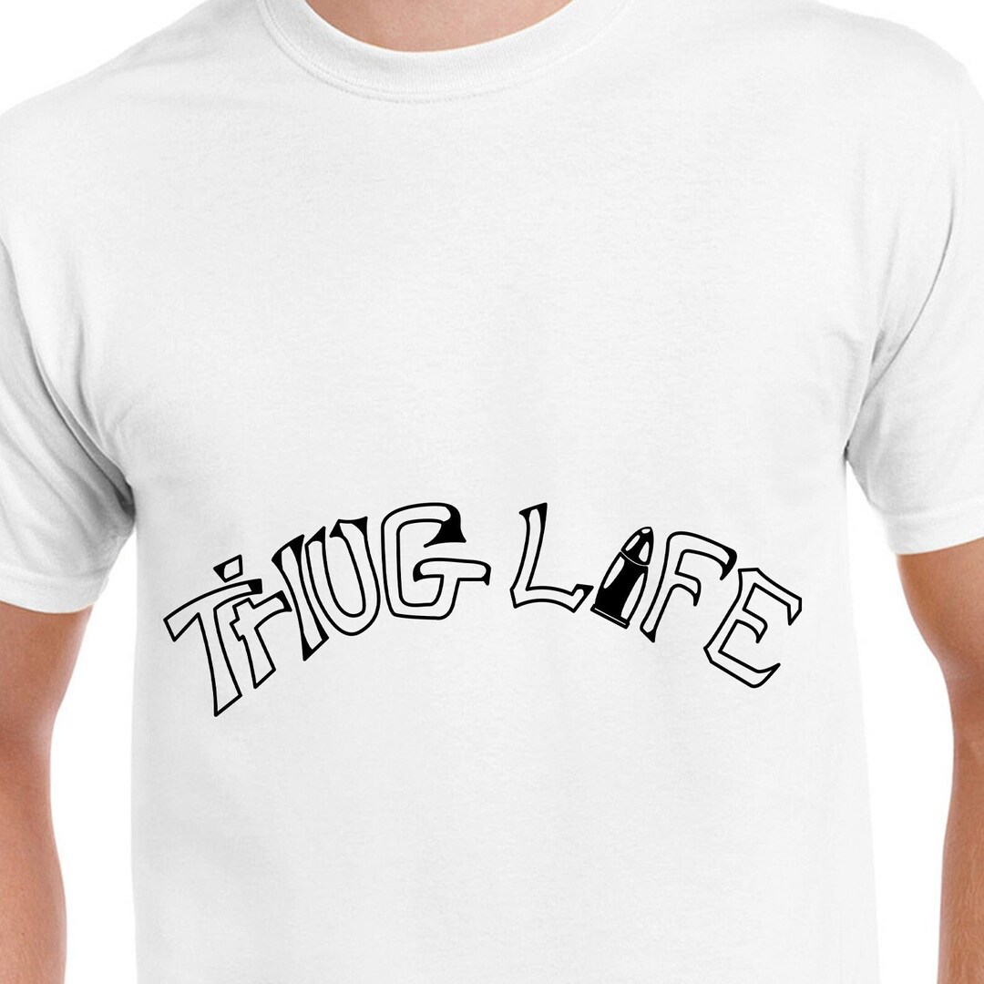 Thug Life Tattoo Digital Cut Files | Cricut | Silhouette Cameo | Svg ...