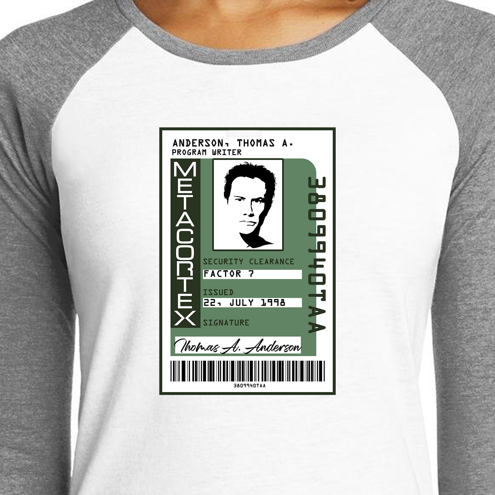 Matrix I.D. Card Digital Cut Files Cricut Silhouette Cameo - Etsy